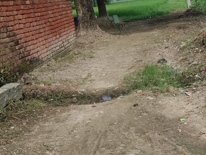 A dilapidated road in Majra Nunha | मजरे नुन्हा में एक जर्जर खड़ंजा ...
