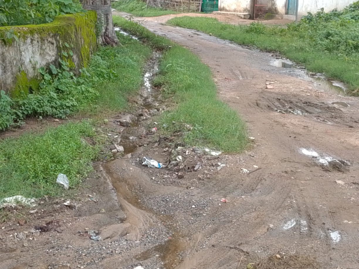 Demand raised for construction of dilapidated road in Gharsadi village ...