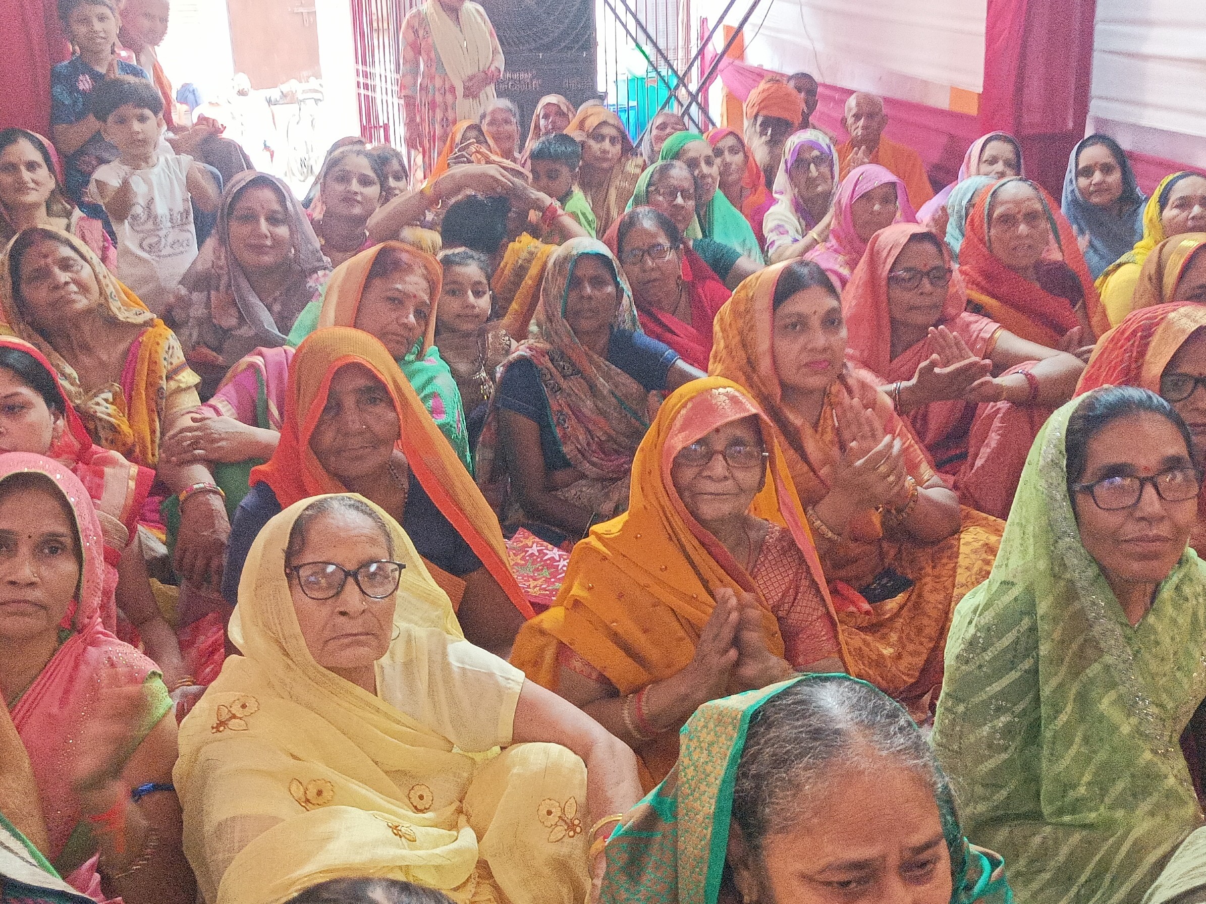 Sixth day of Bhagwat Katha in Lakhna