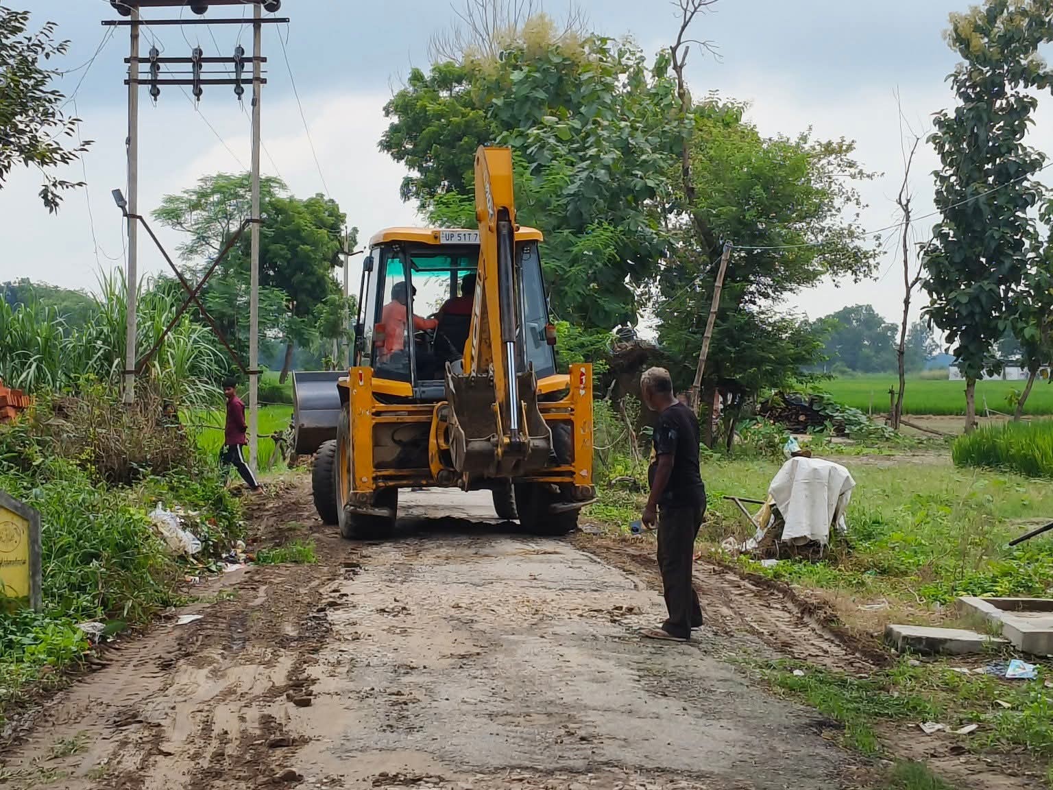 Reconstruction of Marhi Mata Temple road begins | मरही माता मंदिर मार्ग ...