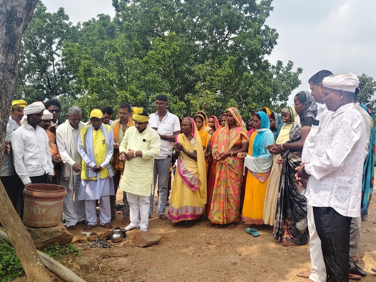 Construction of platform begins at Jiutiya Mata Temple | जीयूतिया माता ...