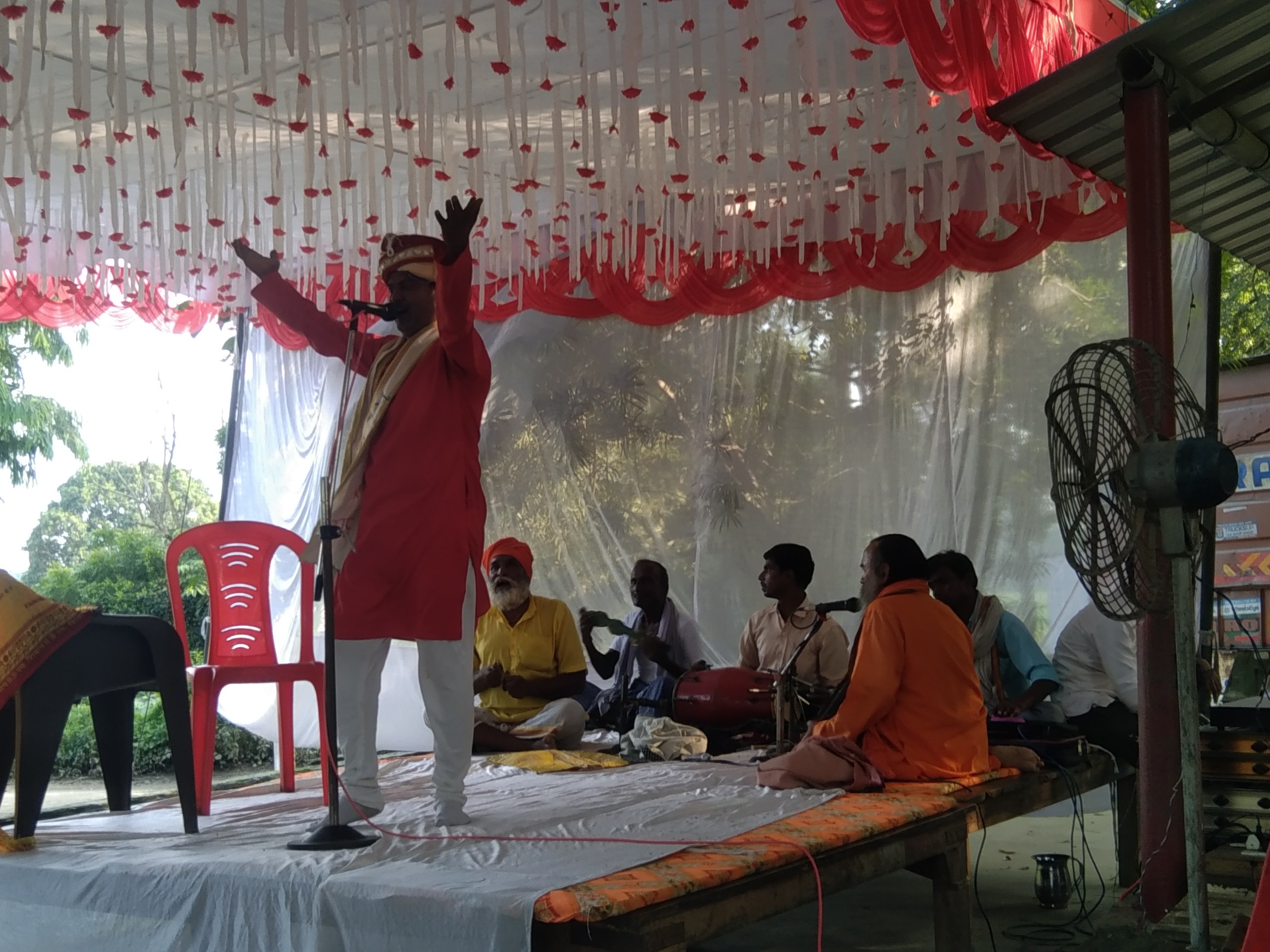 Alha singing at Shri Nath Baba Temple in Palauli | पलौली के श्री नाथ ...