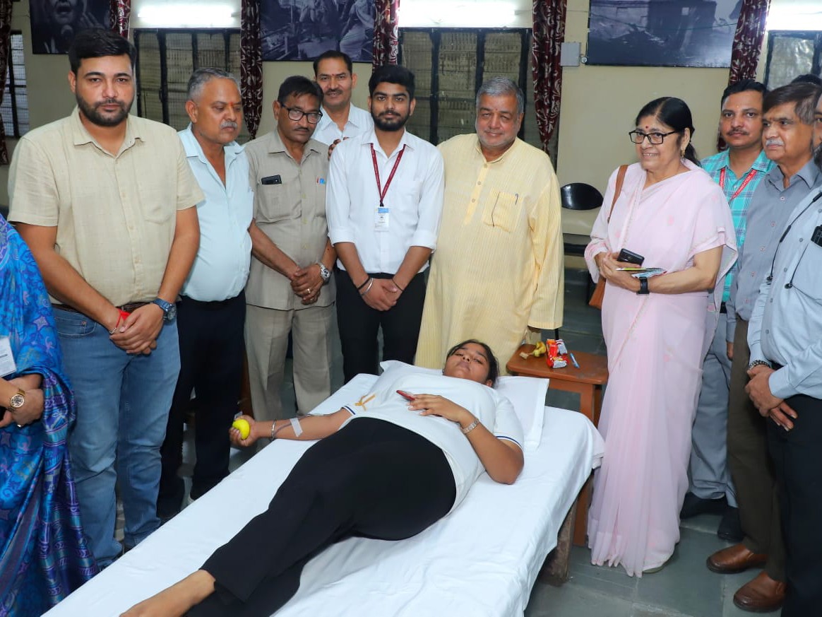 Blood donation camp at Engineering College, Modinagar