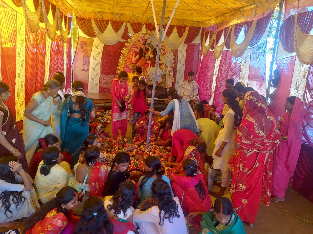 Kalash installation was done by taking water from Pandu river in ...