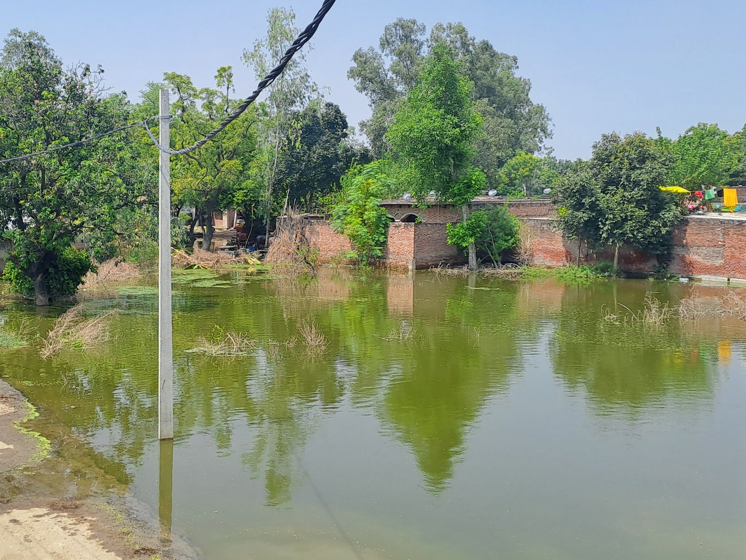 Flood water recedes in Amritpur | अमृतपुर में बाढ़ का पानी घटा: एक ...