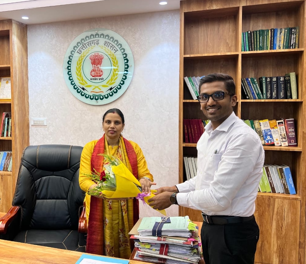 Korba DFO Premlata Yadav assumed charge.