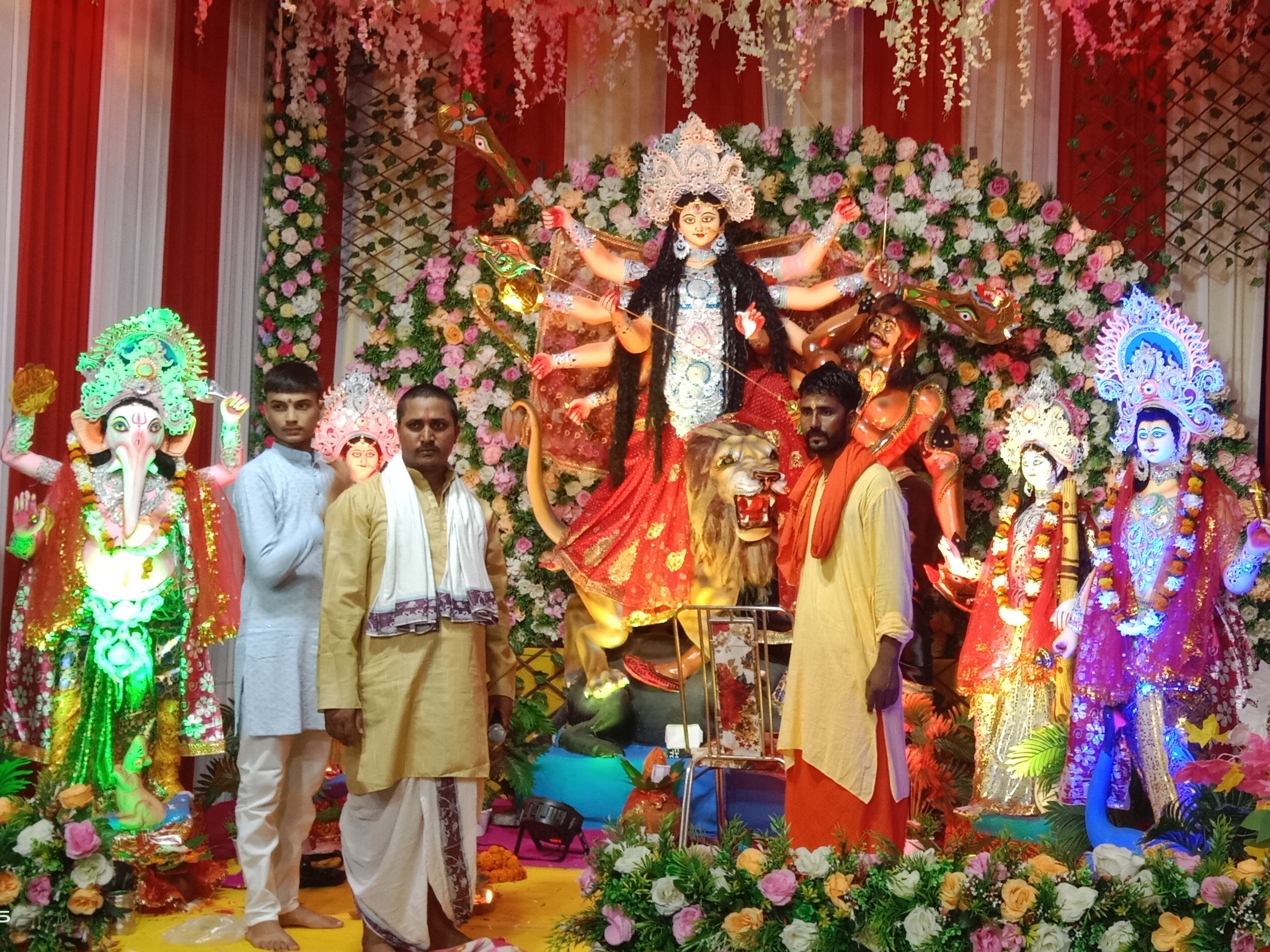 Durga Puja celebrations begin at Nauli in Revatipur | रेवतीपुर के नौली ...
