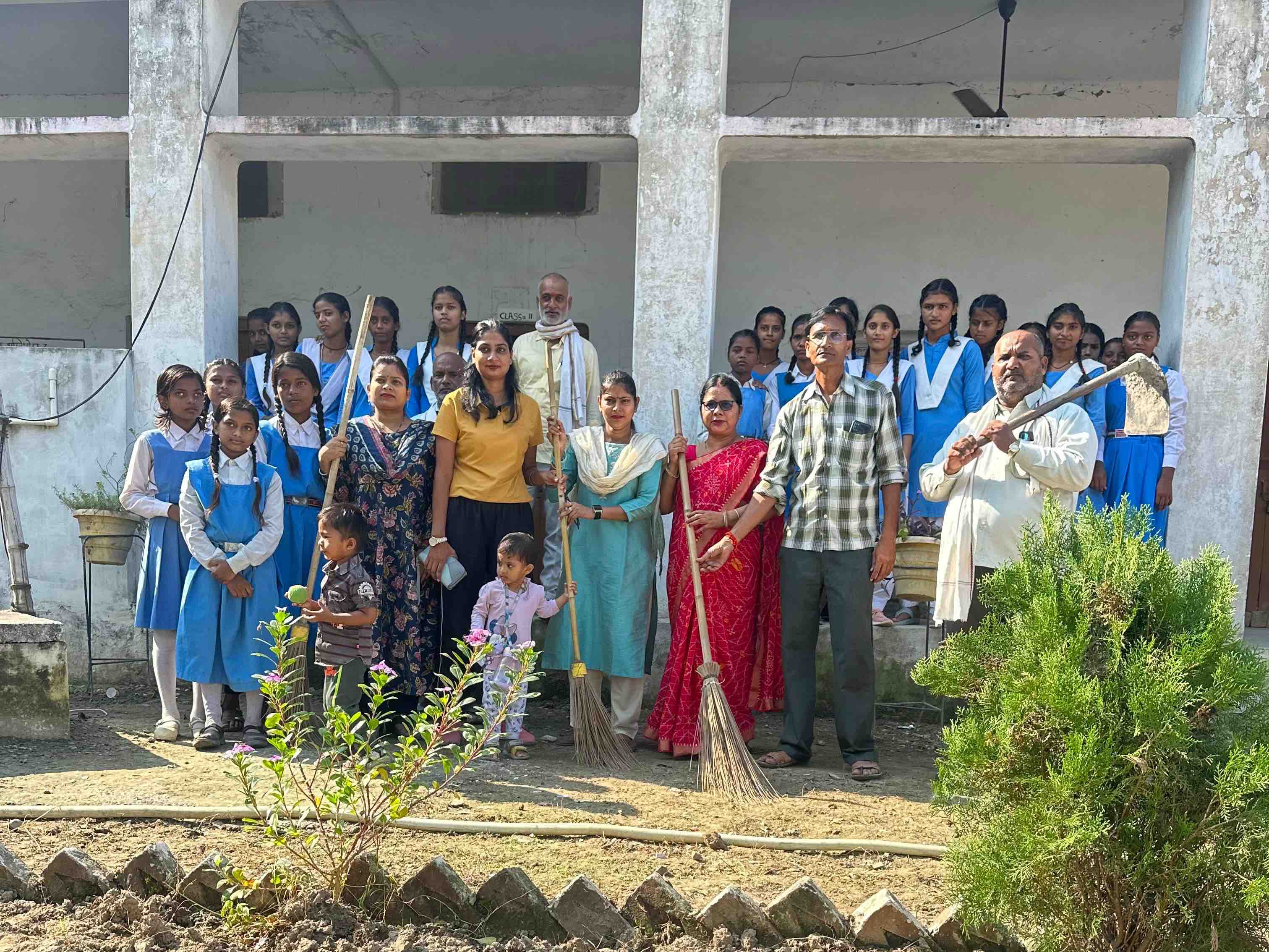 Cleanliness Fortnight at Rashtriya Kanya Inter College