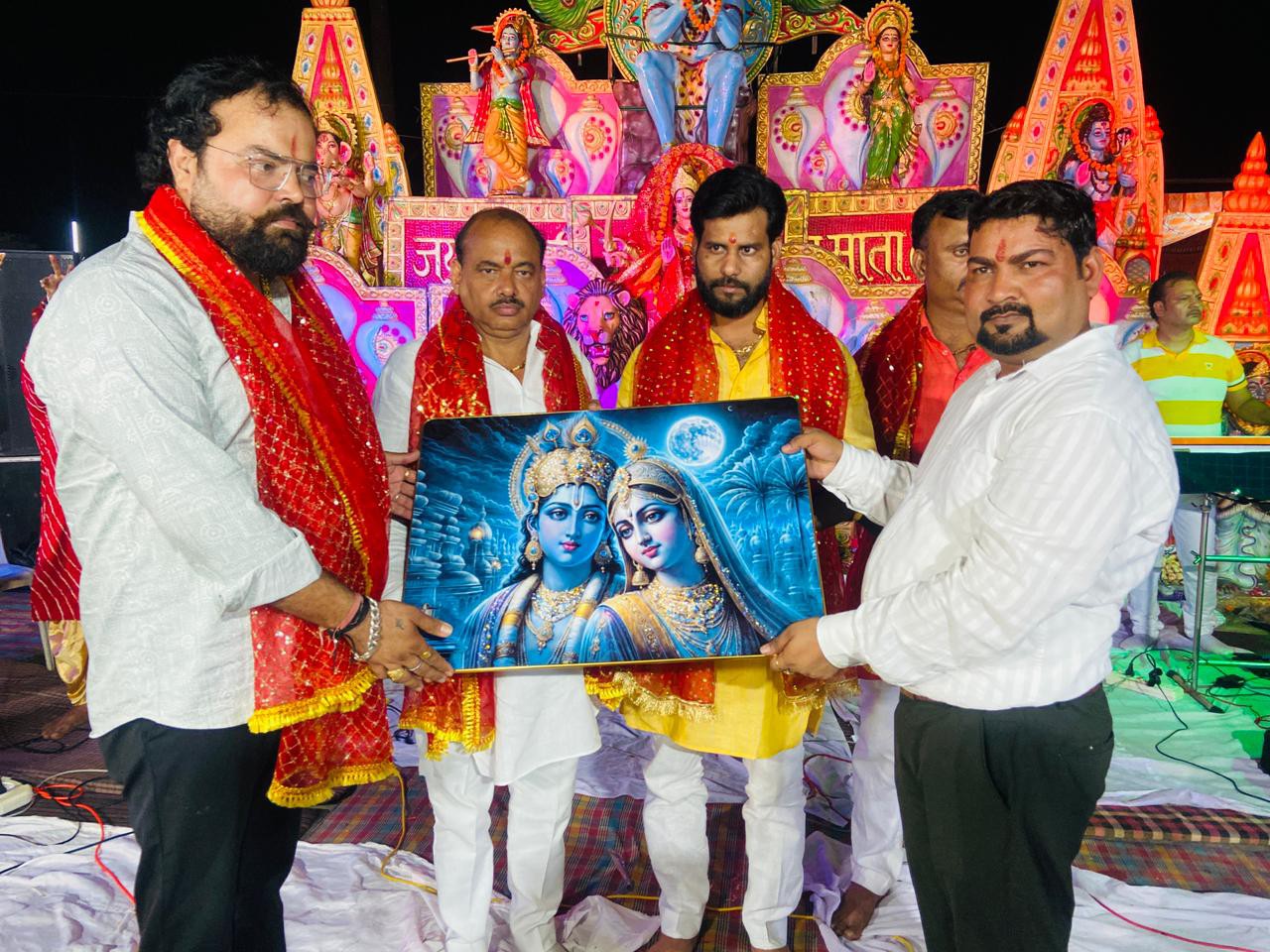 Mata Rani Jagran begins in Achalda | अछल्दा में माता रानी जागरण का ...