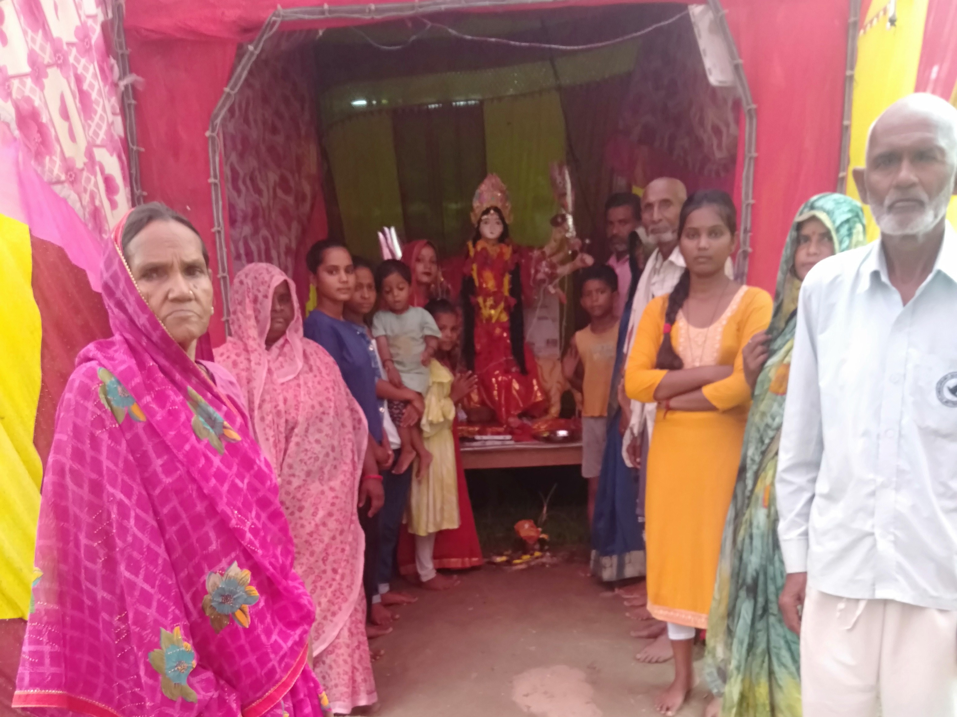 Installation of Maa Durga in Aruari | अरुआरी में मां दुर्गा की स्थापना ...