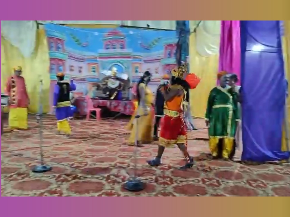 Ramlila was staged in Shravasti Bhinga