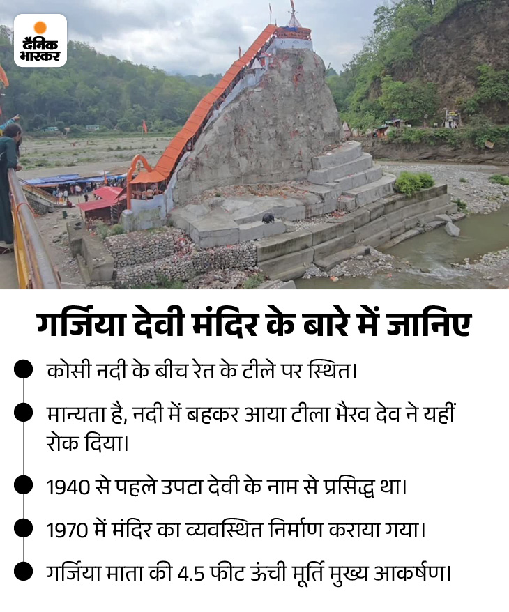 Nainital Ramnagar Elephant Spot Climbing Stairs Garjiya Devi Temple ...