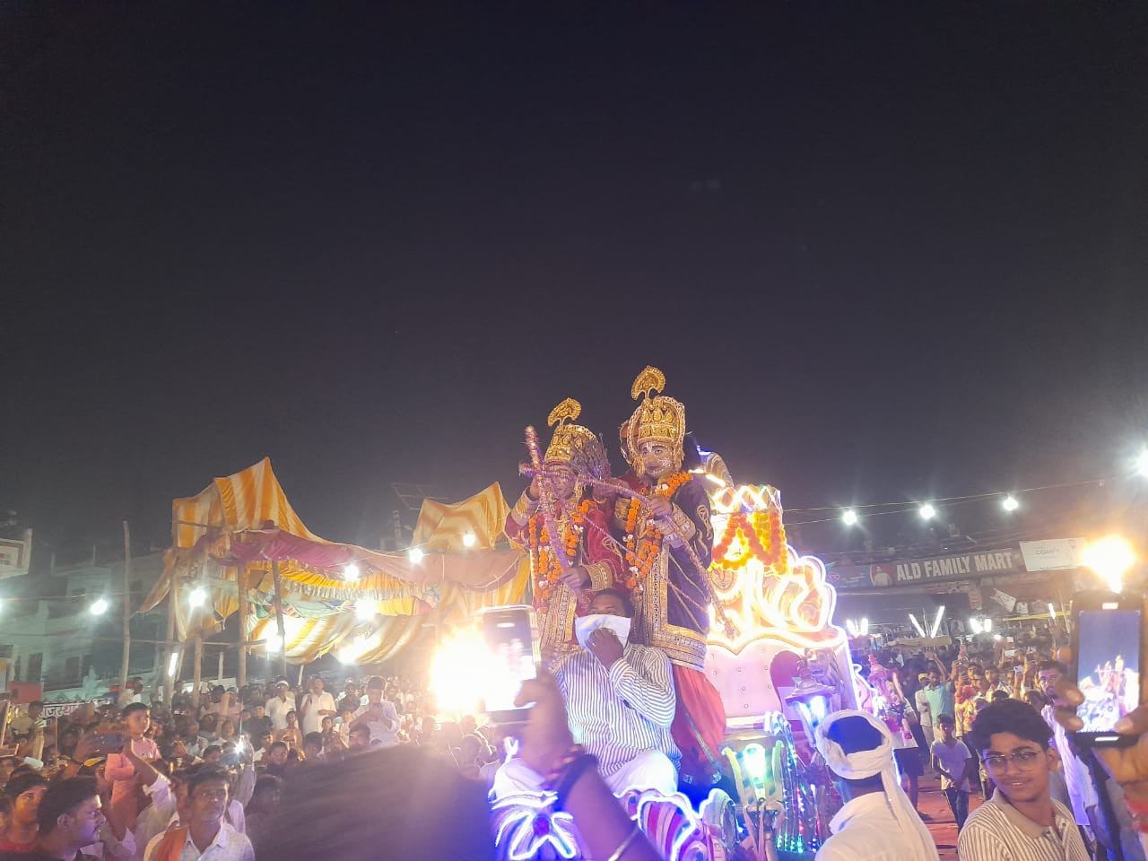 The five-day Dussehra fair at Dhata concludes with the killing of Ravana.