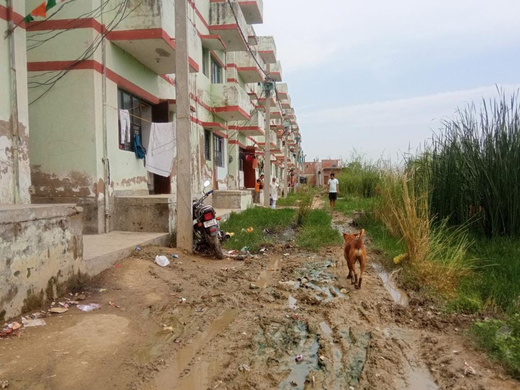 Akbarpur Asra Housing Roads Turn Into Swamps