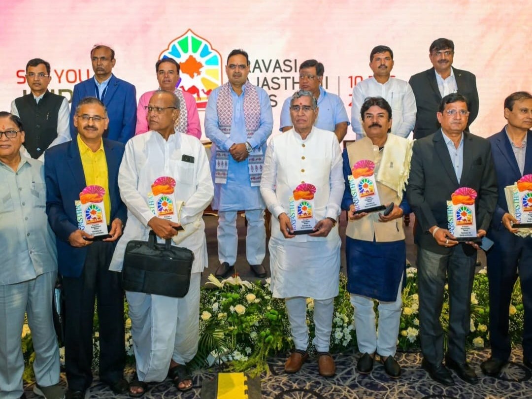 CM Bhajan Lal honored the Cello Foundation President pradeep rathore ...