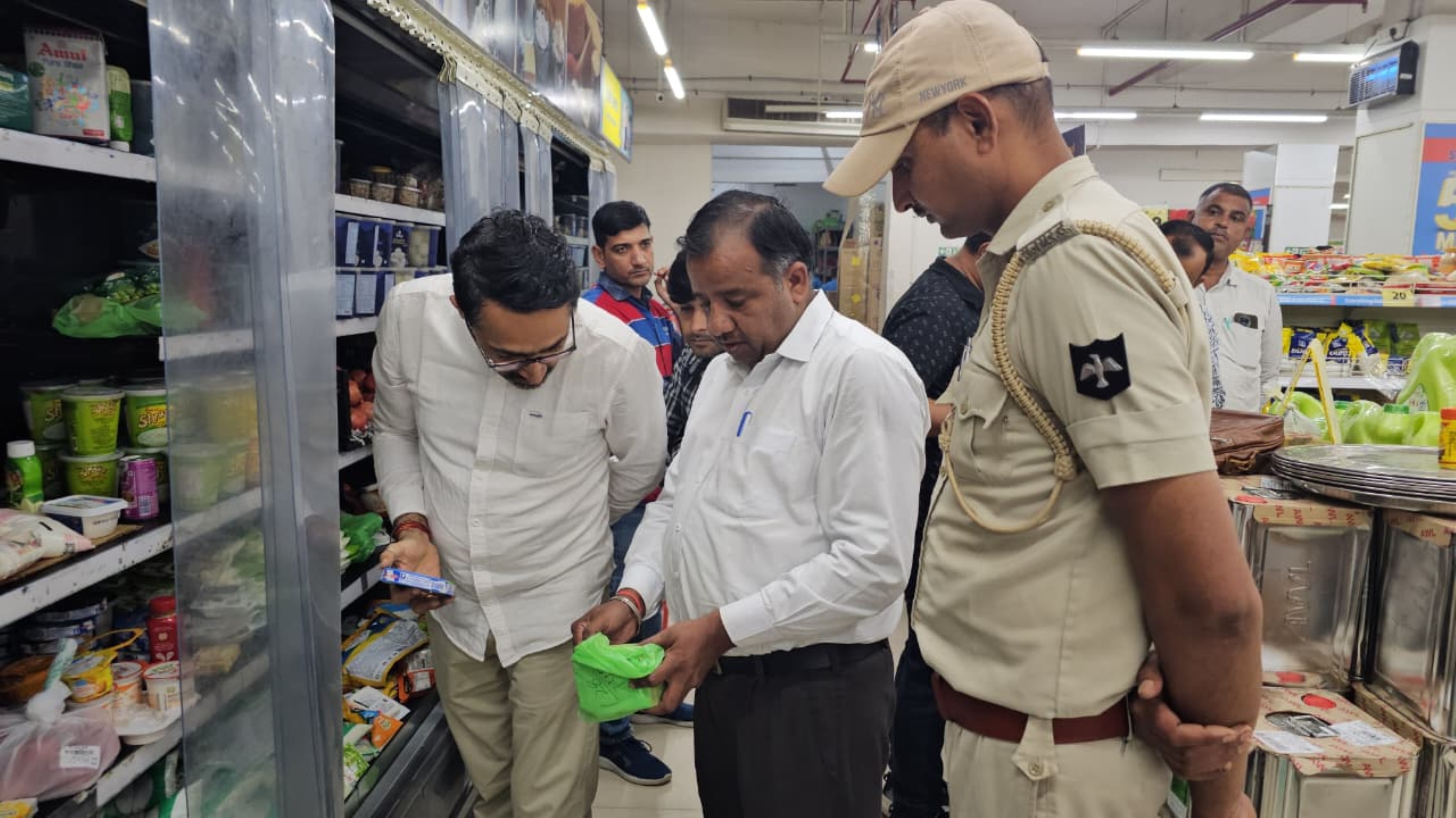 Rotten vegetables and expired food items found at Reliance Mart ...