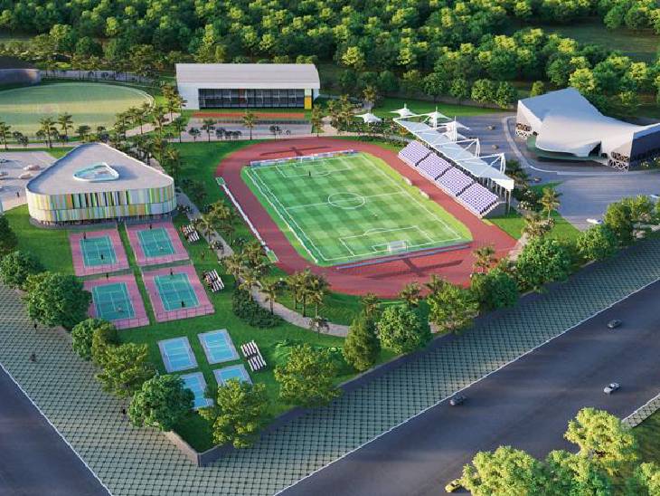 A sports complex will be built in Noida on PPP or BOT basis. It will be ...