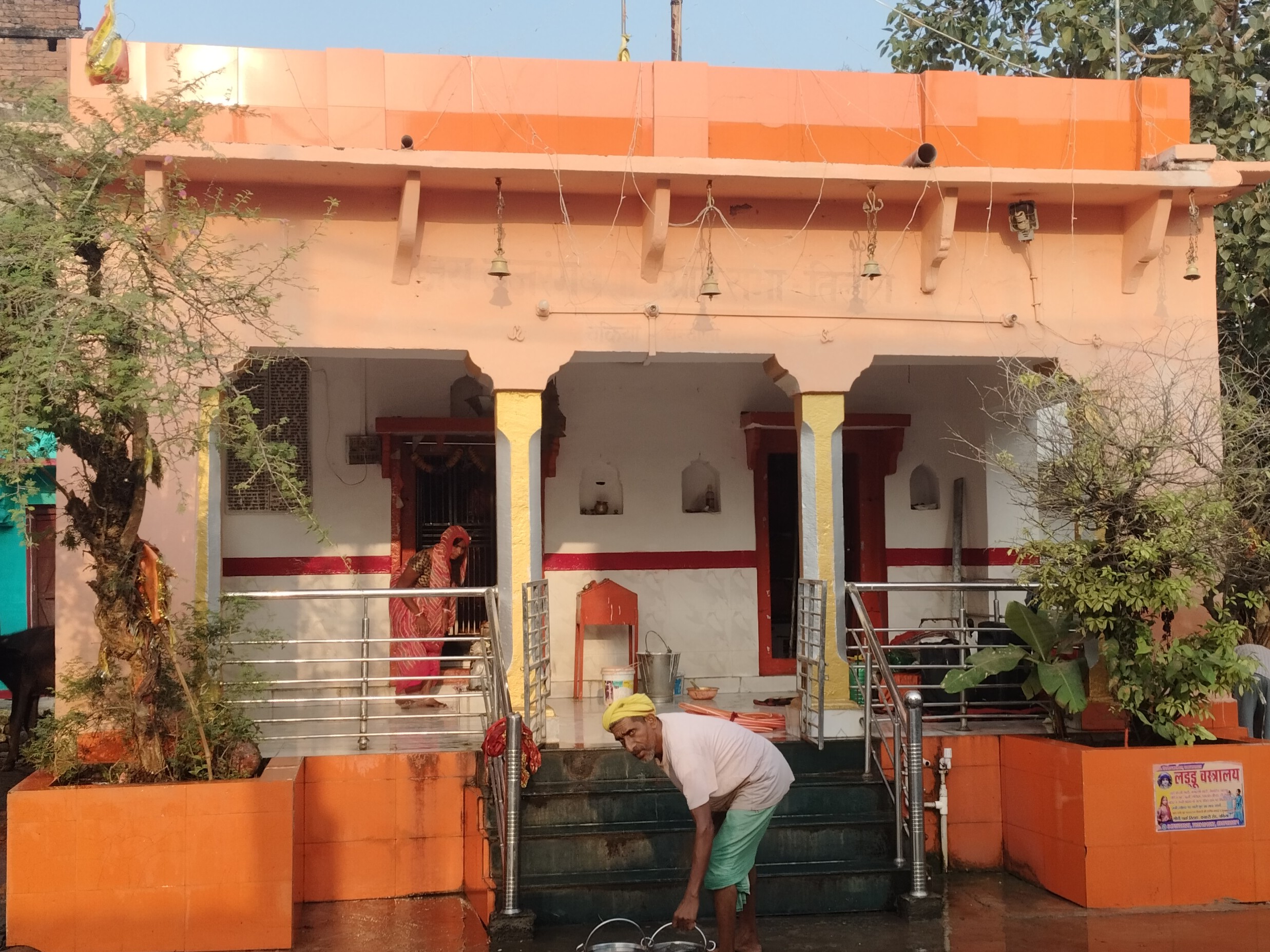 Preparations for Diwali at Tilauri Hanuman Temple | तिलौरी हनुमान मंदिर ...