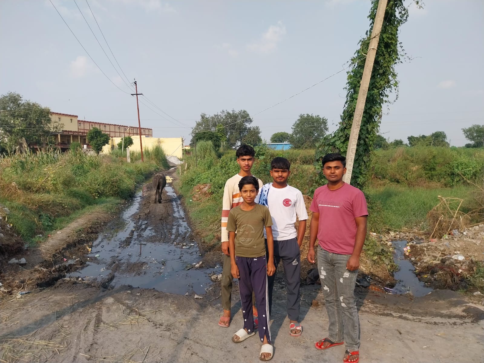 Waterlogging in Gabhana affects normal life