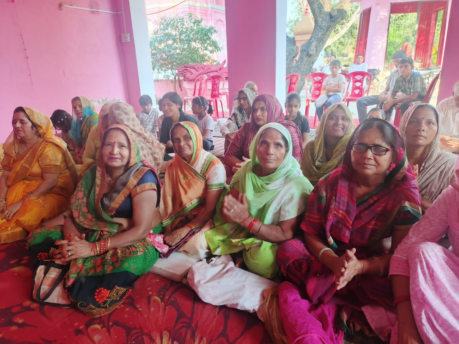 On the seventh day of the Bhagwat Katha in Daha village