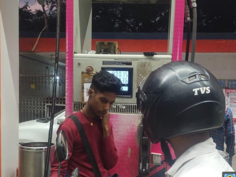 A petrol pump machine found faulty during inspection is back in operation.