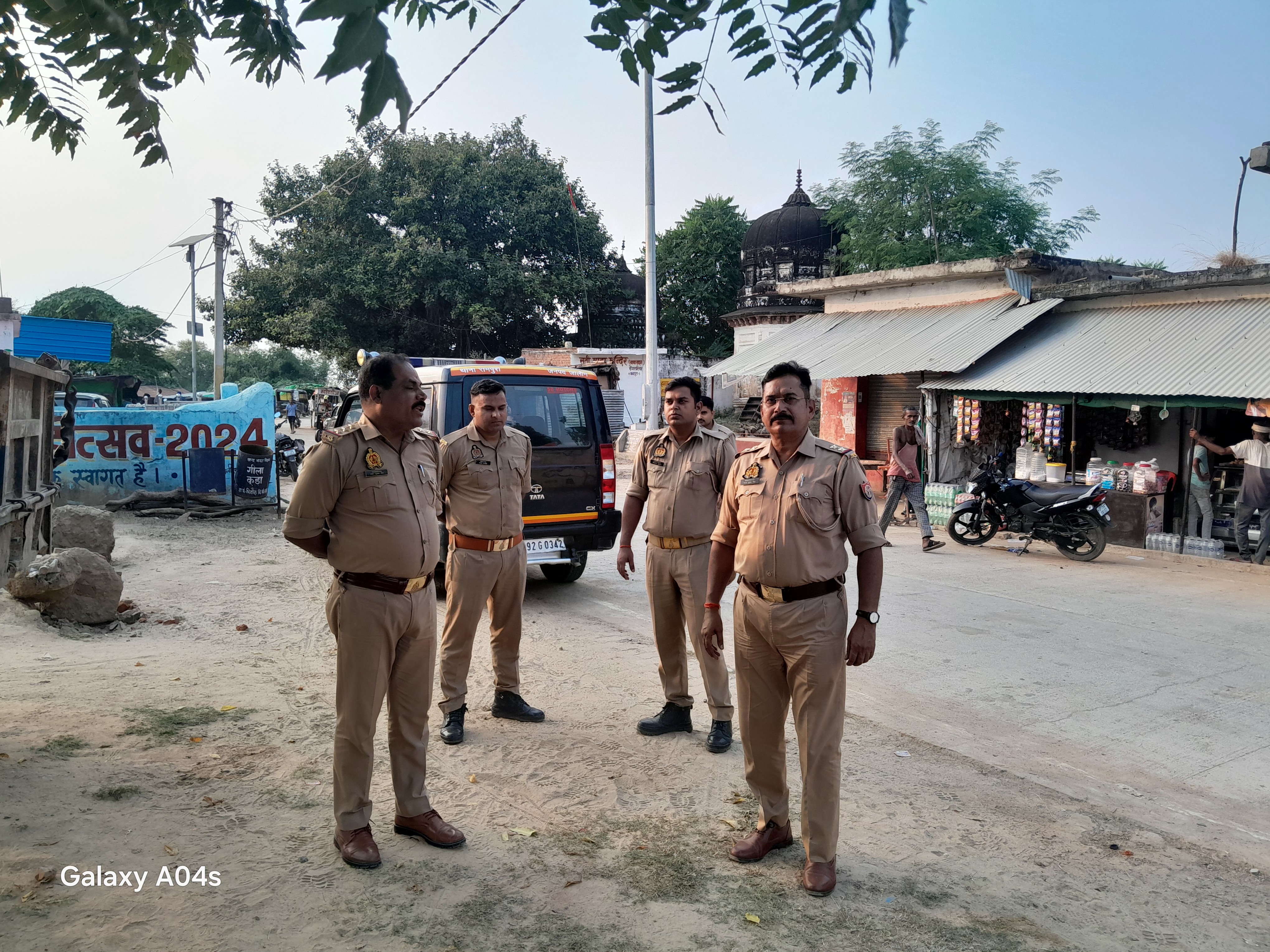 Panchnad Mela police conducted on-site inspection | पंचनद मेला पुलिस ने ...