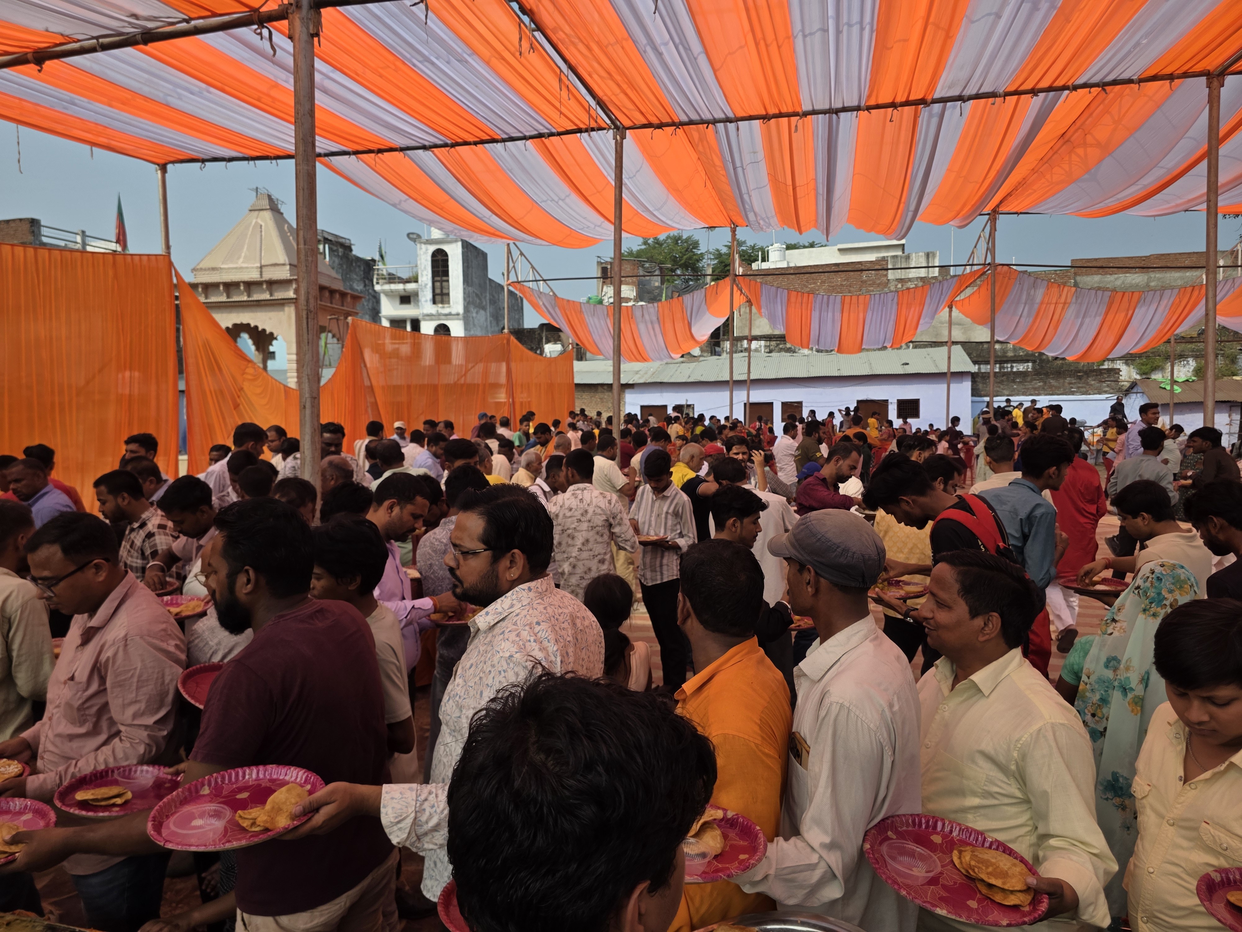 Annakut Puja at Swaminarayan Chhapia Temple
