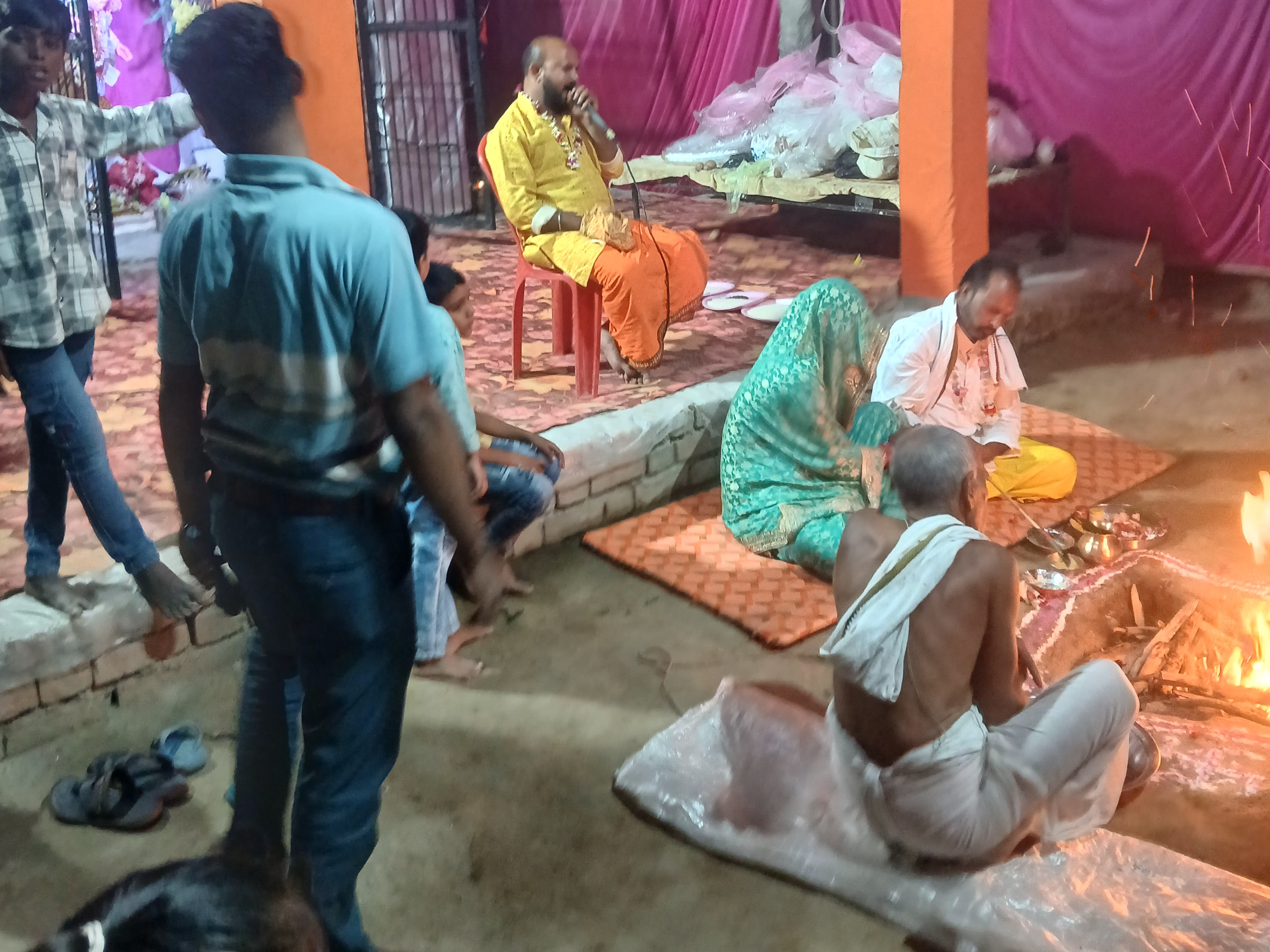Bhandara in the south village of Rehra
