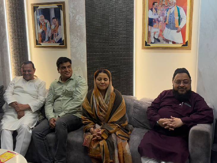 Naseem Solanki visits Assembly Speaker's residence on Bhai Dooj: Satish ...