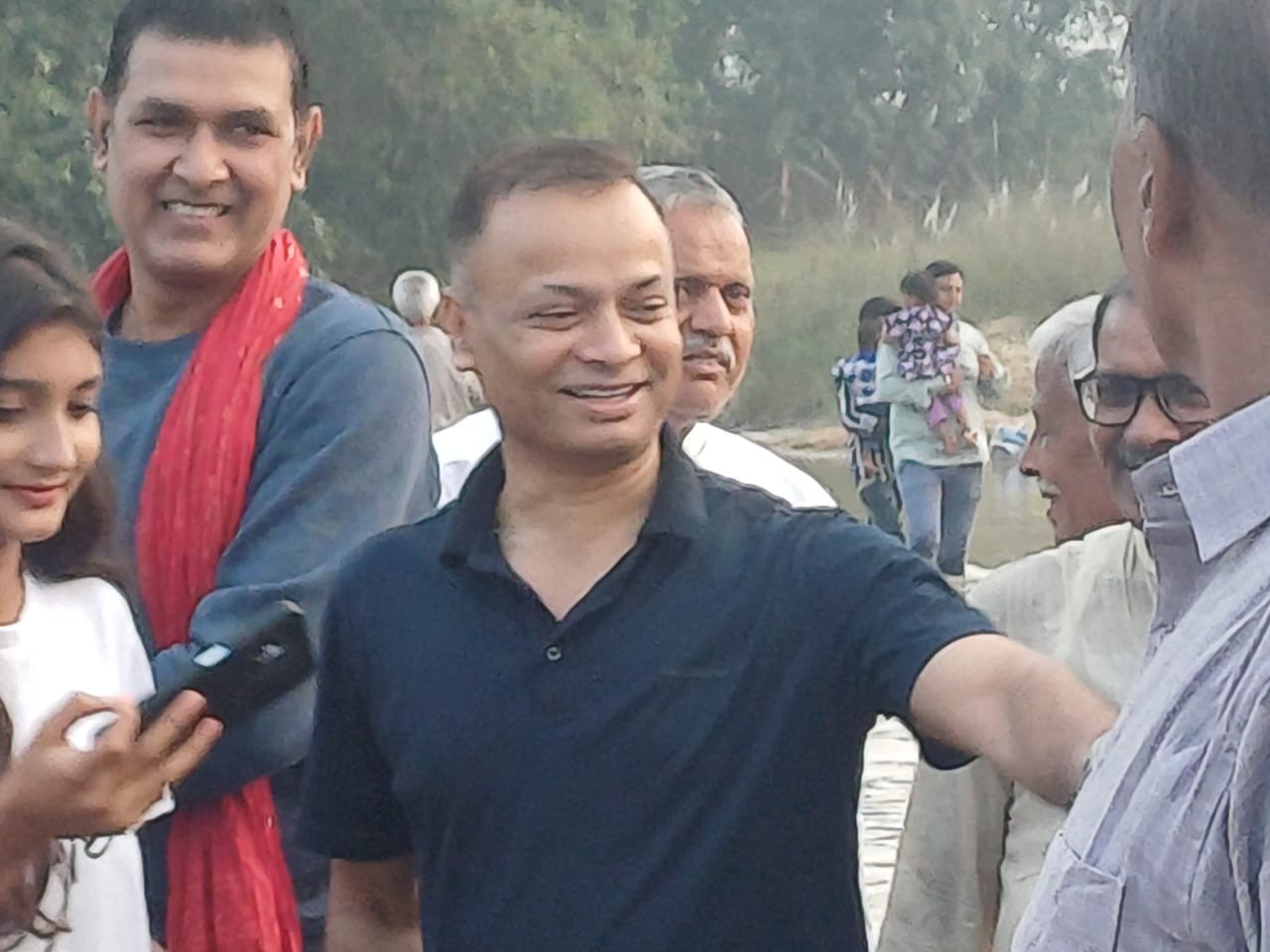 Haryana DGP Om Prakash Singh reached Jamui | हरियाणा DGP ओम प्रकाश सिंह जमुई पहुंचे: नुमर घाट पर ...