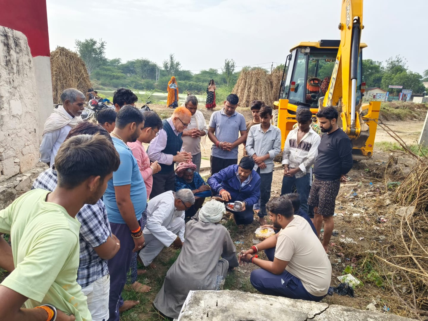 Groundbreaking ceremony of Shyam Baba Temple in Maujpur | मौजपुर में ...