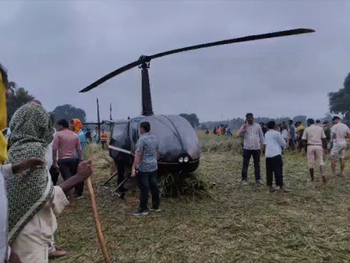 Brijbhushan Singh’s helicopter makes emergency landing due to bad ...