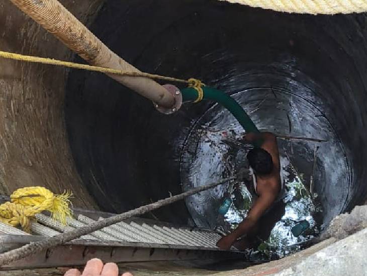 Child falls into well while playing in front of father Rescue operation ...