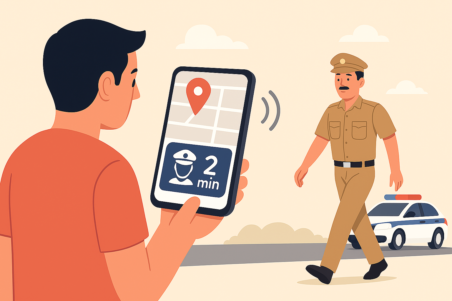 Track police live with new UP 112 system Caller won’t have to share ...