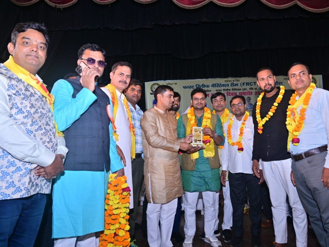 Aadish Singh honored for his outstanding contribution to social service