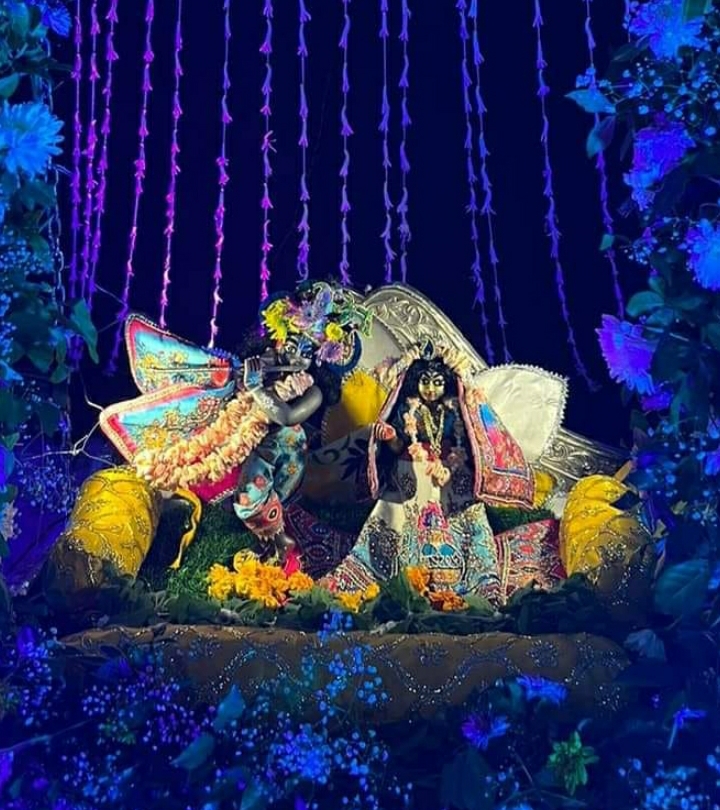 While performing the puja, chant 'Krim Krishnaya Namah' and anoint Bal ...