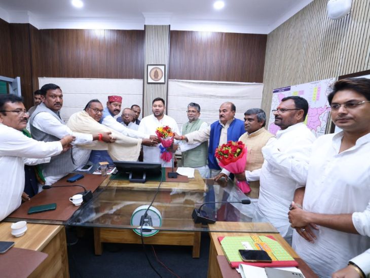 Sanjay Yadav’s influence in RJD remains intact; seen smiling with ...