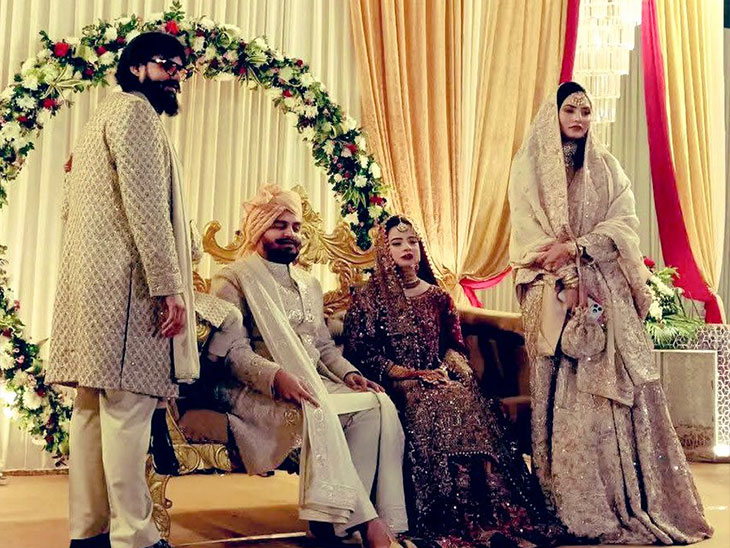 Mukhtar Ansari's son got married in Delhi Husband gets emotional seeing wife’s father’s photo ...