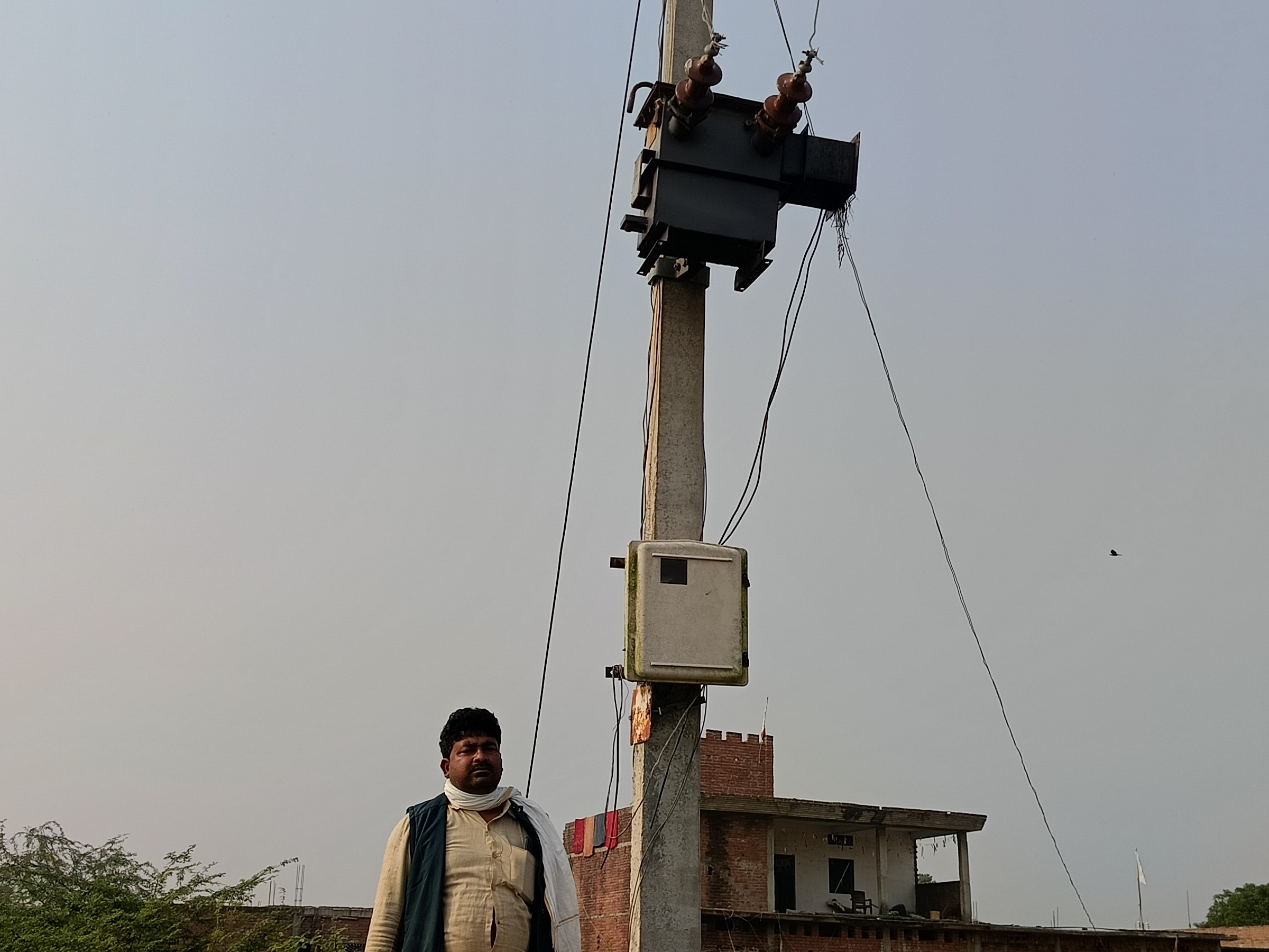 Transformer hanging on pole for 8 years