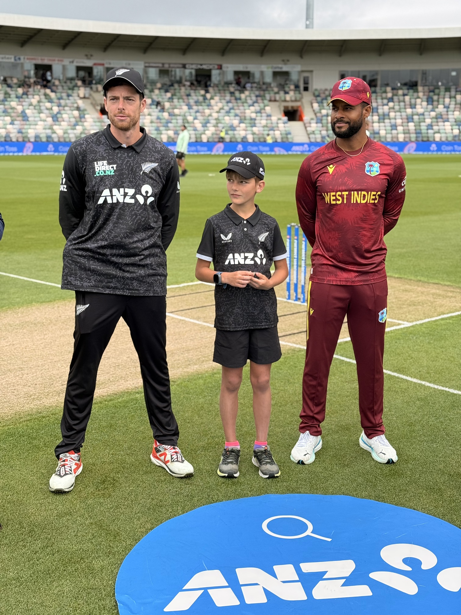West Indies Vs New Zealand 2nd ODI Update; Shai Hope | nathan smith ...