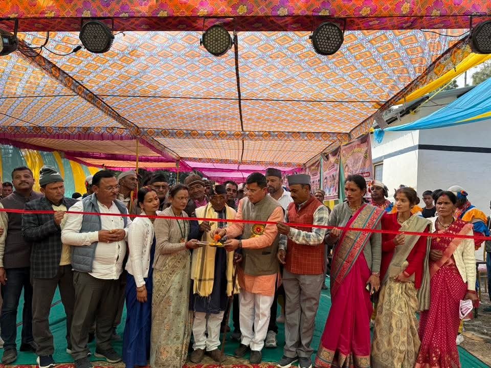 Traditional Gadhiya Bagwal folk festival begins in Pothing | पोथिंग में ...