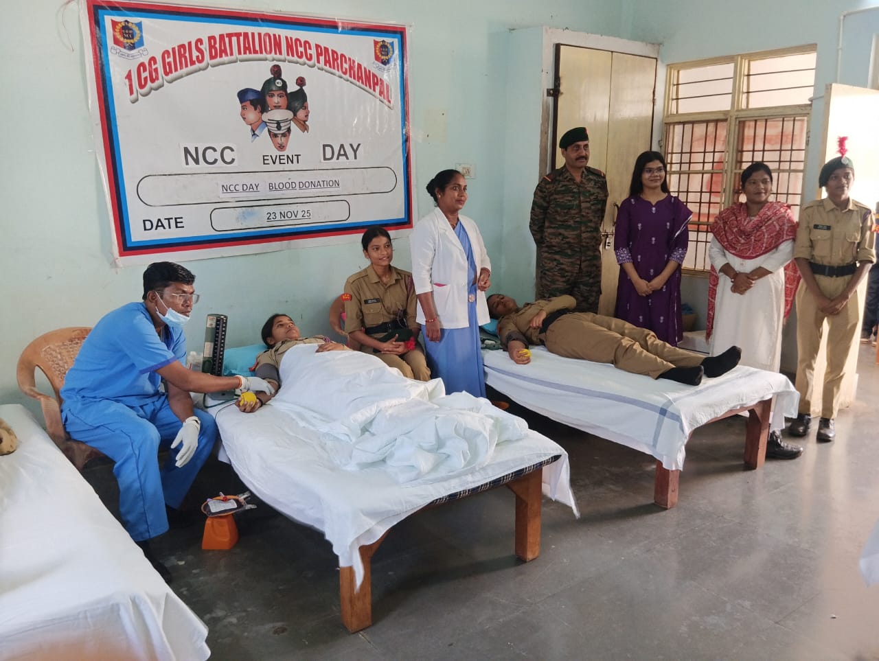 On NCC Day, cadets gave a message of unity and discipline