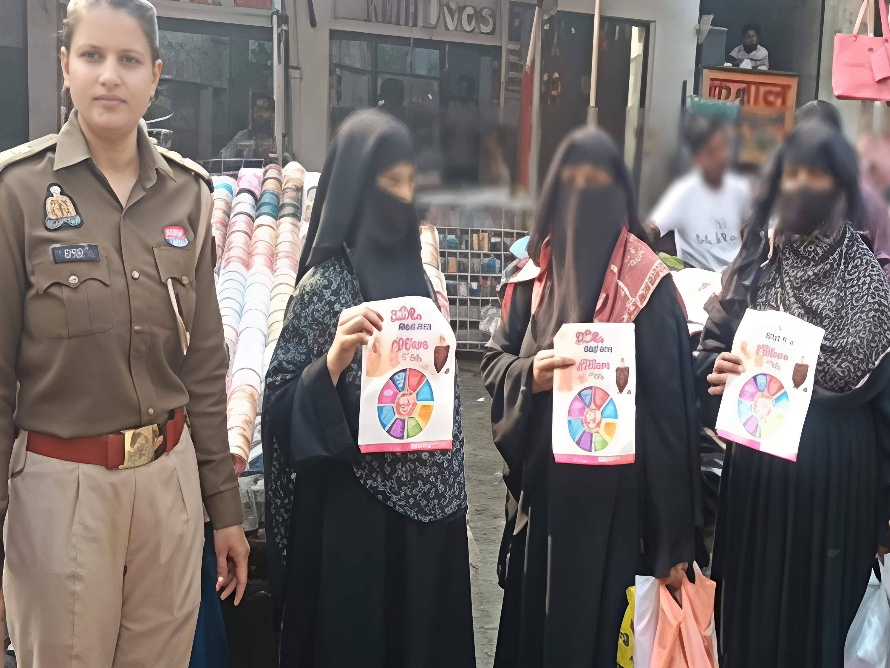Simbhaoli police's awareness class in Hapur