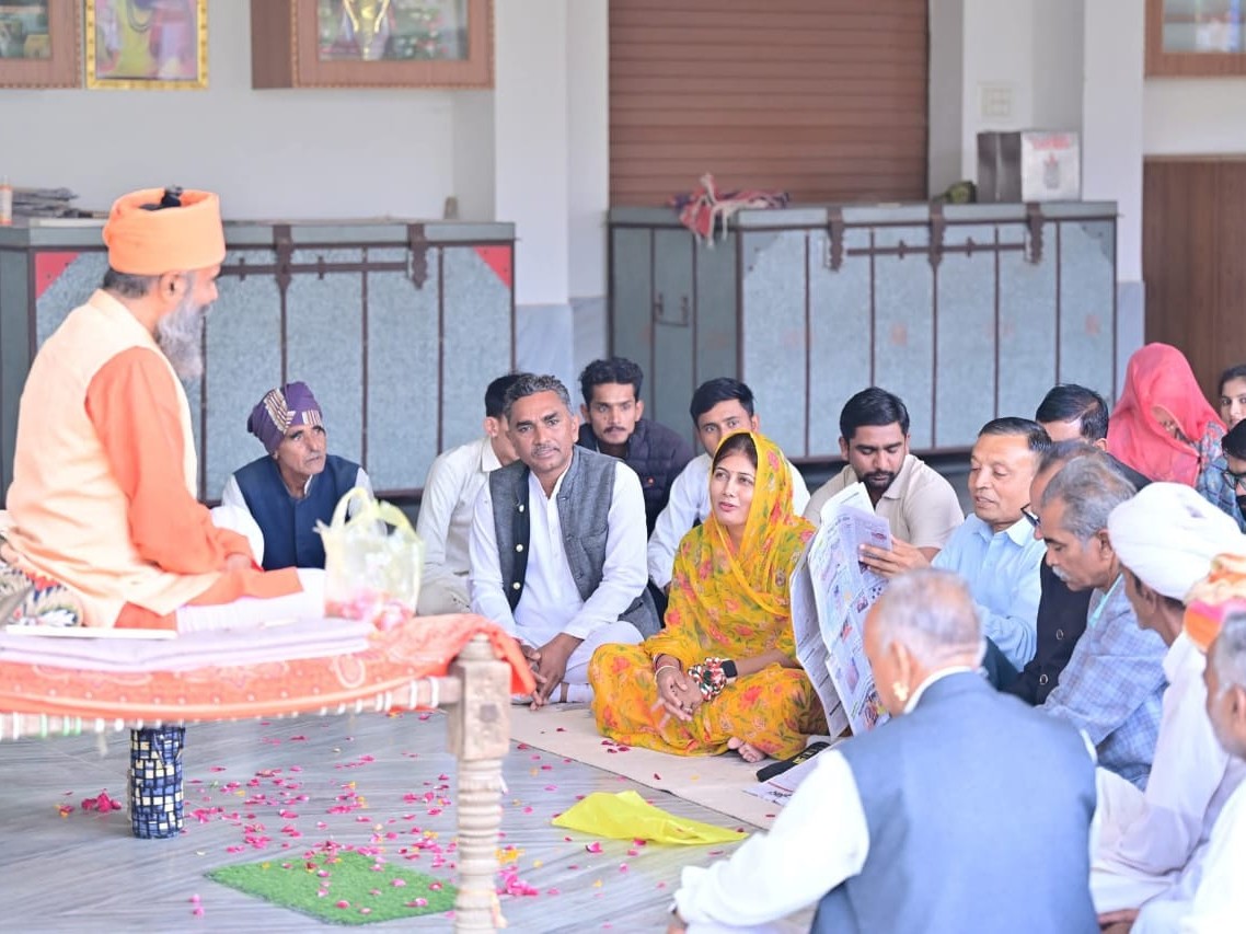 Welcome to Congress District President Ramila Meghwal in Sanchore | सांचौर में कांग्रेस ...