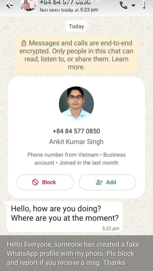 Fake WhatsApp accounts of Rajasthan collectors created Imposters use IAS photos and ‘District ...