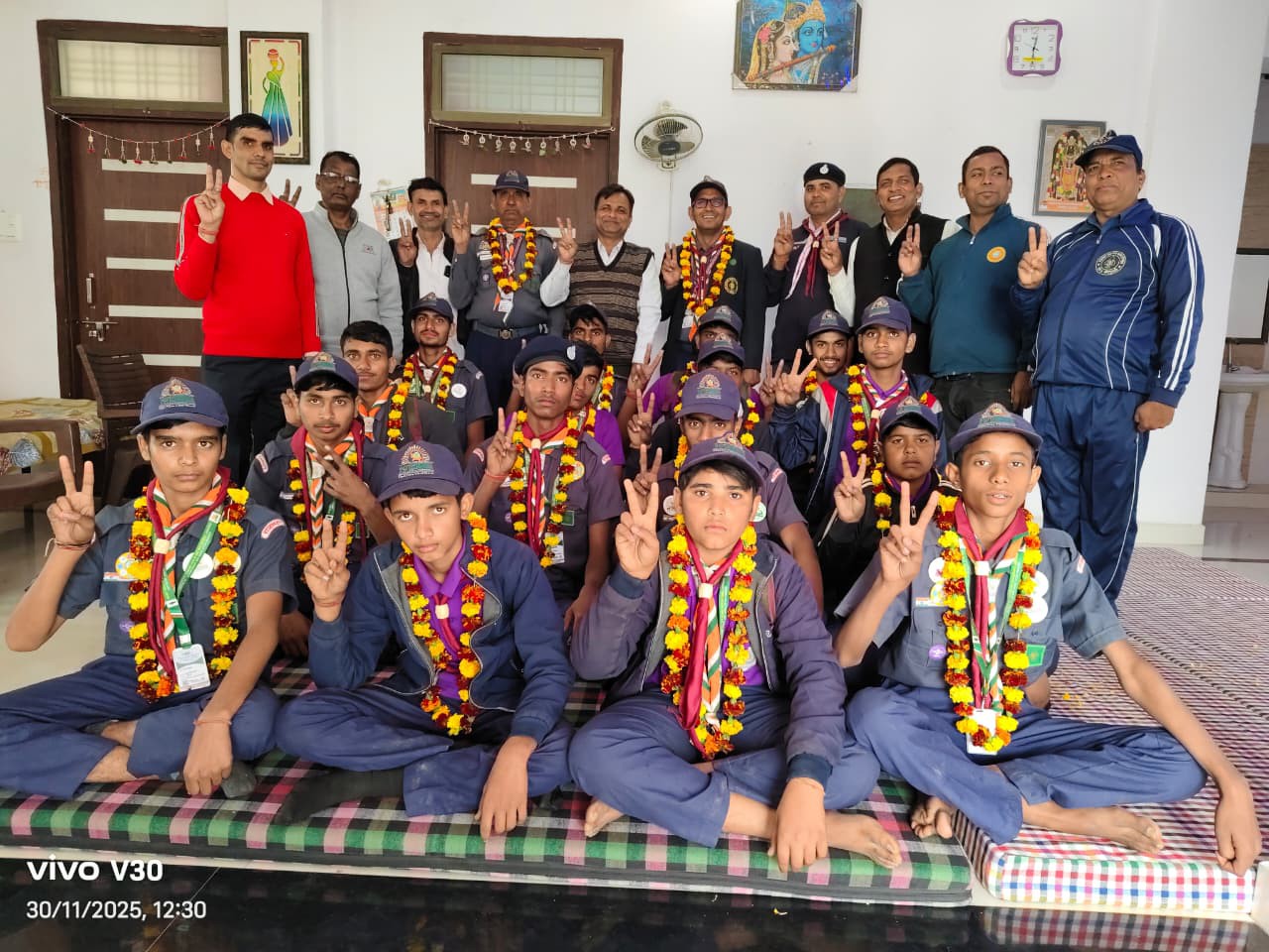 Scouts of Kalyanpura Kalan excelled in the National Jamboree