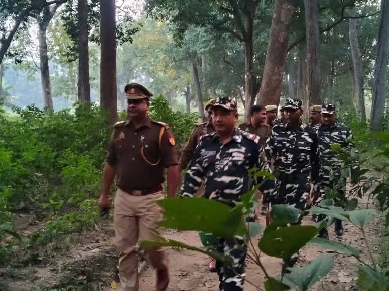 Police-SSB team alert on Indo-Nepal border | इंडो-नेपाल सीमा पर पुलिस ...