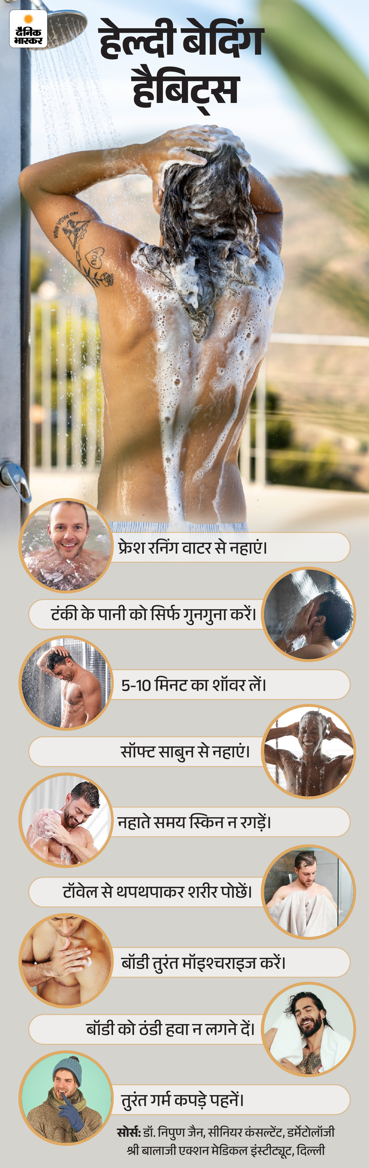 Winter Hot Water Bath Side Effects; Hairfall - Heart Risk | Bathing Habits