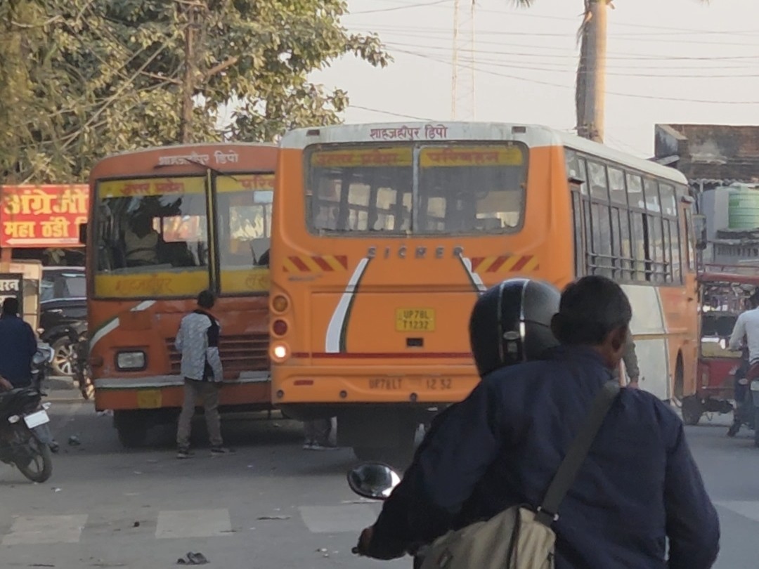 There is no roadways bus stand in Palia, problem of jam