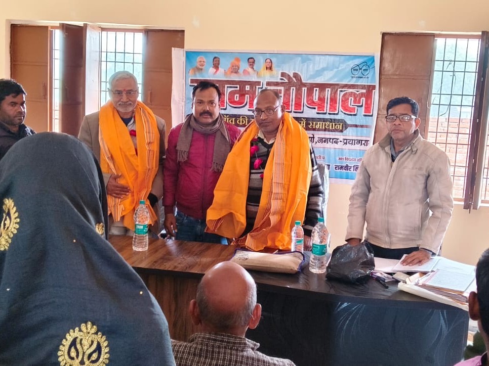 Organizing village Chaupal in Tulapur
